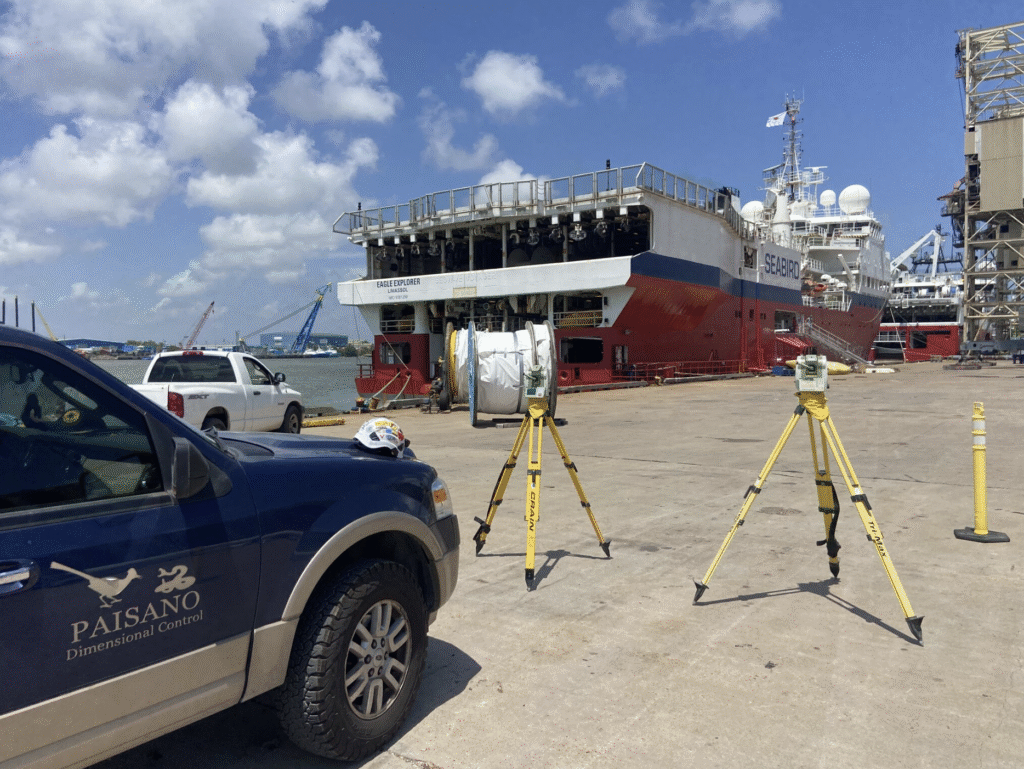 Hydrographic Vessel Offset Surveys - Paisano Dimensional Control, LLC